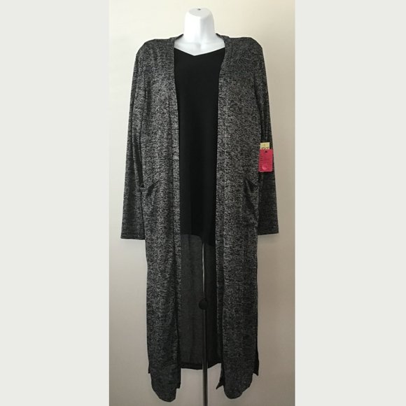 Sweaters | New Black And Silver Long Cardigan | Poshmark